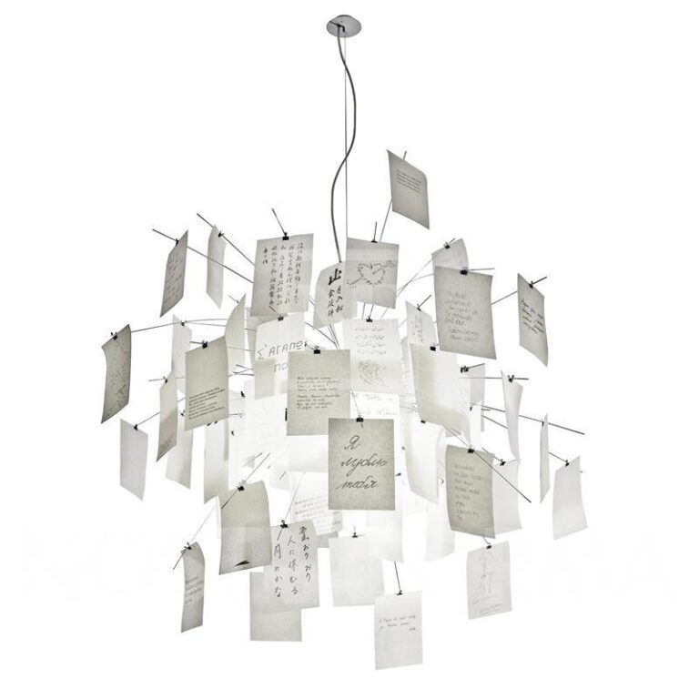 Zettel'z 5 Sospensione cm. 120 Personalizzabile - INGO MAURER 1150000 ...